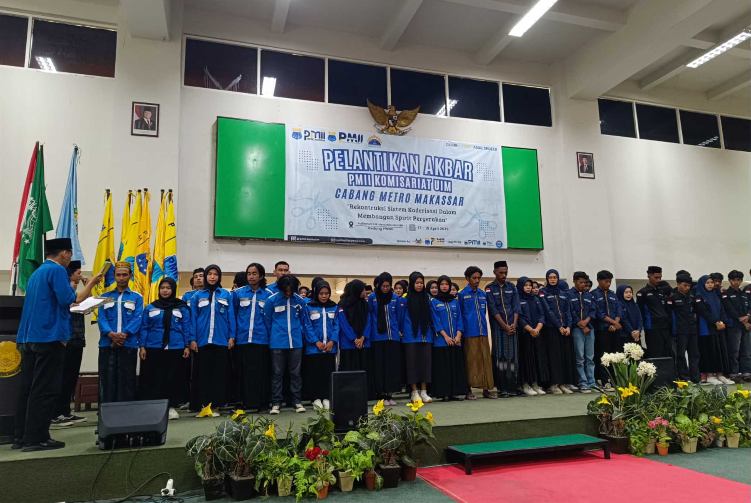 Pelantikan PMII UIM Bertepatan Harlah ke-65 Tahun